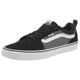 Sneaker Vans "Filmore", Herren, Gr. 40, schwarz (schwarz, grau), Leder, Schuhe Skaterschuh Sneaker low, angelehnt an das Design vom Sk8 Low