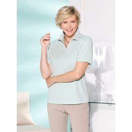 Poloshirt CLASSIC "Poloshirt", Damen, Gr. 42, kalkmint, 97% Polyester, 3% Elasthan, unifarben, Shirts