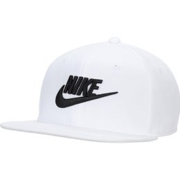 Nike Sportswear Damen Baseball Cap "U NK DF PRO CAP S FB FUT L"wei&szlig;, Gr. L, Obermaterial: 100% Polyester, Caps, f&uuml;r sportliche Aktivit&auml;ten und