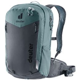 Fahrradrucksack Deuter "COMPACT 8 L JR", grau (graphite, shale), Rucks&auml;cke, Damen, Obermaterial: 100% Polyamid, f&uuml;r sportlichen Einsatz im Radsport, mit elastischen Seitenf&auml;chern