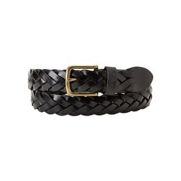 Levi's Lederg&uuml;rtel LEVI'S "LEATHER BRAID", Damen, Gr. 120, schwarz, Rindsleder, Flechtoptik, G&uuml;rtel Lederg&uuml;rtel, Unisex