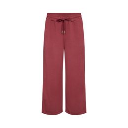 Schlupfhose soyaconcept "SC-BANU 33", Damen, Gr. L (40), N-Gr, dunkel rot, Sweatware, Obermaterial: 48% Modal, 48% Polyester, 4% Elasthan, unifarben, loose fit kn&ouml;chellang, Hosen Schlupfhose, Sommerhose