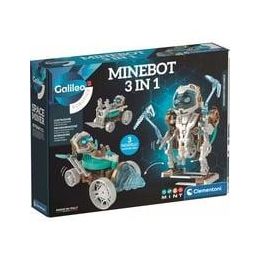 Clementoni MinerBot 3 in 1, Experimentierkasten mehrfarbig