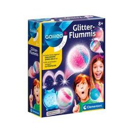 Clementoni Galileo Fun - Glitter-Flummis, Experimentierkasten