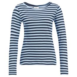 Gina Damen Langarmshirt im Streifen-Look