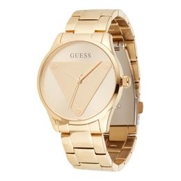 Guess Analog Watch female Gold size One Size
