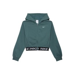 Nike Athletic Zip-Up Hoodie 'Pro' girl Green size L