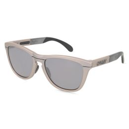 Oakley 0OO9284 FROGSKINS RANGE | Herren-Sonnenbrille | Fassung: Vollrand, Rund, Kunststoff, Grau | Glasfarbe: Grau Verlaufend