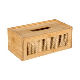 Wenko Kosmetiktuchbox 'Allegre' Bambus/Rattan 25 x 13 x 10 cm
