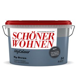 Sch&ouml;ner Wohnen Farbe Sch&ouml;ner Wohnen Farbe Wandfarbe my colour 'my ocean' blau matt 5 l