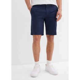 bonprix Stretch-Chino-Bermuda Regular Fit (2er Pack), blau, mit Baumwolle