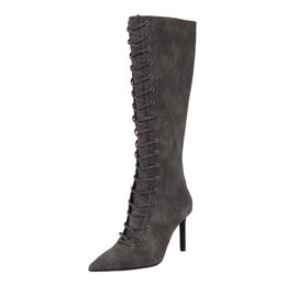 Bershka Stiefel Damen Gr&ouml;&szlig;e 38 dunkelgrau Winterschuhe