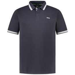 Gro&szlig;e Gr&ouml;&szlig;en BOSS Poloshirt mit Kontrastdetails Farbe dunkelblau Gr&ouml;&szlig;e: 3XL