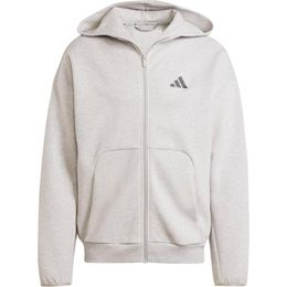 adidas Sportswear Athletic Zip-Up Hoodie 'FI' male Grey size L