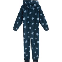 bonprix Kinder Fleece-Overrall, blau