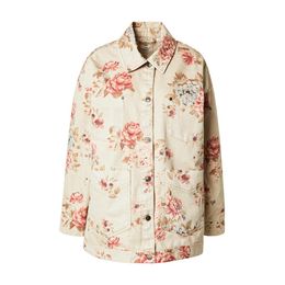 Free People Jacke 'AVERY' Damen Gr&ouml;&szlig;e S hellbraun / oliv / magenta / hellrot