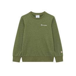 Champion Authentic Athletic Apparel Sweatshirt Jungen Gr&ouml;&szlig;e 152 oliv / wei&szlig;