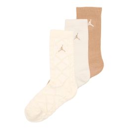 Jordan Socken M&auml;dchen Gr&ouml;&szlig;e 5/7Y creme / camel / elfenbein