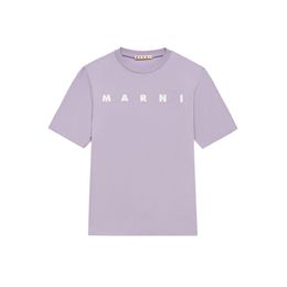 Marni T-Shirt M&auml;dchen Gr&ouml;&szlig;e 164 pastelllila / wei&szlig;