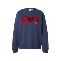 GAP Sweatshirt 'HERITAGE' Damen Gr&ouml;&szlig;e XS navy / rubinrot