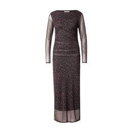 Haily's Hailys Kleid 'Ni44na' Damen Gr&ouml;&szlig;e 44 braun / schwarz Winterkleid