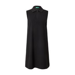 United Colors Of Benetton Kleid Damen Gr&ouml;&szlig;e 40 schwarz Winterkleid