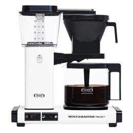 Moccamaster KBG Select Filterkaffeemaschine, mattwei&szlig;