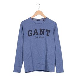 Gant Langarmshirt Herren Gr&ouml;&szlig;e S Second Hand blau
