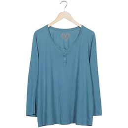 Ulla Popken Langarmshirt Damen Gr&ouml;&szlig;e XXXL Second Hand hellblau