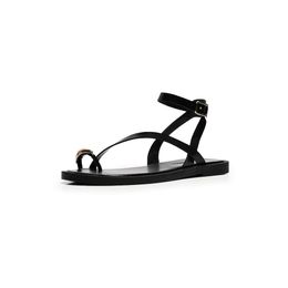 Bershka T-Bar Sandals female Black size 39