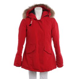 Woolrich Winterjacke / Wintermantel Damen Gr&ouml;&szlig;e S Second Hand rot