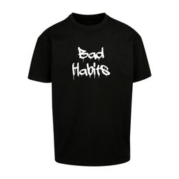 Merchcode Shirt 'Bad Habits' Herren Gr&ouml;&szlig;e L schwarz / wei&szlig;