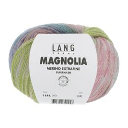 Magnolia von Lang Yarns, Hellgr&uuml;n/Blau/Orange, aus Schurwolle