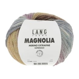 Magnolia von Lang Yarns, Cognac/Jeans/Petrol, aus Schurwolle