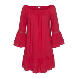 Lascana Bluse Damen Gr&ouml;&szlig;e 36/38 rot