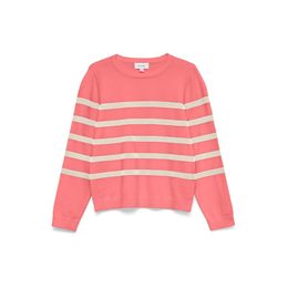 Vero Moda Girl Pullover 'VMSaba' M&auml;dchen Gr&ouml;&szlig;e 134/140 silbergrau / lachs