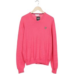 Lyle & Scott Lyle & Scott Pullover Herren Gr&ouml;&szlig;e L Second Hand pink