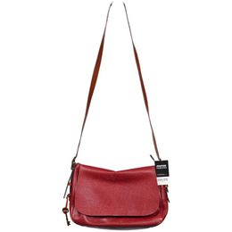 Fossil Handtasche gross Leder Damen Gr&ouml;&szlig;e One Size Second Hand rot