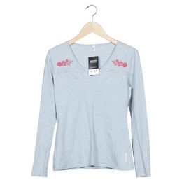 Blutsgeschwister Langarmshirt Damen Gr&ouml;&szlig;e M Second Hand hellblau