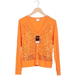 Madeleine Mode MADELEINE Strickjacke Damen Gr&ouml;&szlig;e L Second Hand orange