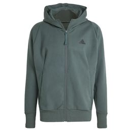 adidas Sportswear Athletic Zip-Up Hoodie 'Z.N.E.' male Grey size M