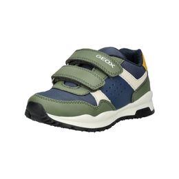 Geox Sneaker Jungen Gr&ouml;&szlig;e 32 saphir / oliv / wei&szlig;