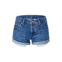 WEEKDAY Shorts 'Fire' Damen Gr&ouml;&szlig;e 28 blau