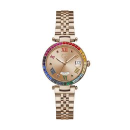 Gc Uhr 'Flair Crystal' Damen Gr&ouml;&szlig;e One Size rosegold / mischfarben