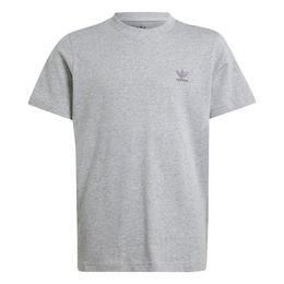 adidas originals T-Shirt 'Trefoil Essentials' Jungen Gr&ouml;&szlig;e 170 graumeliert