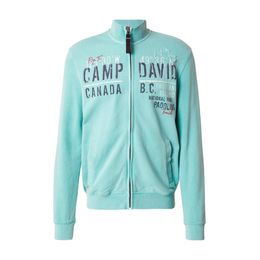 CAMP DAVID Zip-Up Hoodie male Green size XXXL