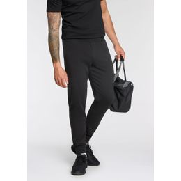 Trainingshose Puma "ESS LOGO LAB EXECUTION SWEATPANTS TR CL", Herren, Gr. S, N-Gr, schwarz (Puma schwarz), Sweatware, Obermaterial: 68% Baumwolle, 32% Polyester, bedruckt, regular fit normal, Hosen Trainingshose, mit Eingrifftaschen, Jogginghose, Sweathose, regular fit