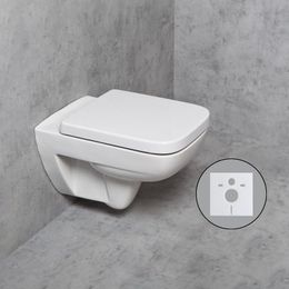 Geberit Renova Plan Wand-WC, SET mit Zubeh&ouml;r, 202150000+TK2000+PR9999XX,