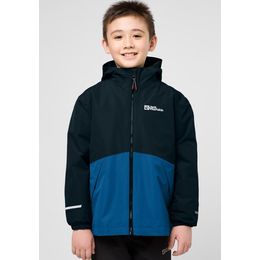 3-in-1-Funktionsjacke Jack Wolfskin "ICELAND 3IN1 JACKET K", Kinder, Gr. 92, blau (crisp, cobalt), Hauptmaterial: 100% Polyester; Kontrast: 100% Polyester; Futter: 100% Polyester (recycled); Innenmaterial: 100% Polyester (recycled); Futter: 100% Polyester (recycled), Jacken