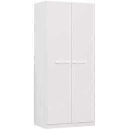 Dreht&uuml;renschrank Rauch "Kleiderschrank Schrank Garderobe Garderobenschrank Stauraumwunder MODI", wei&szlig;, B:91cm H:210cm T:54cm, Holzwerkstoff, Schr&auml;nke, Dreht&uuml;renschrank, optional mit Spiegel MADE IN GERMANY